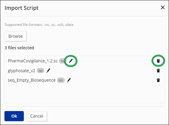 Importing a Script – CAS STNext